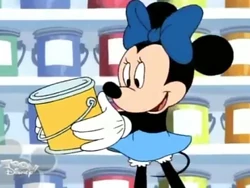 Minnie Mouse In Purple