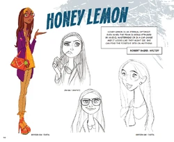 Honey Lemon Concept Art Latin X