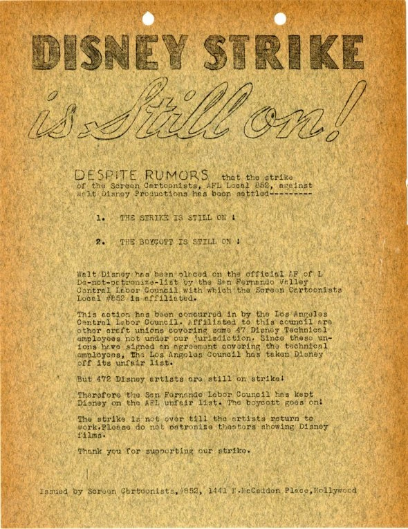 Disney animators' strike | Disney Wiki | Fandom