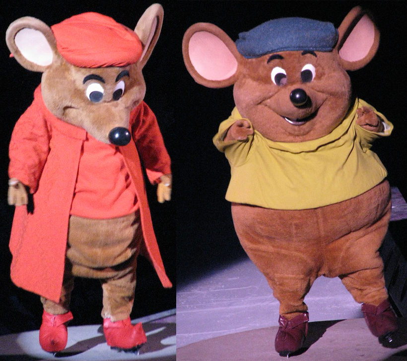 Cinderella Jaq And Gus Mascot