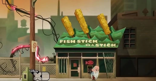 Fish Stick on a Stick | Disney Wiki | Fandom