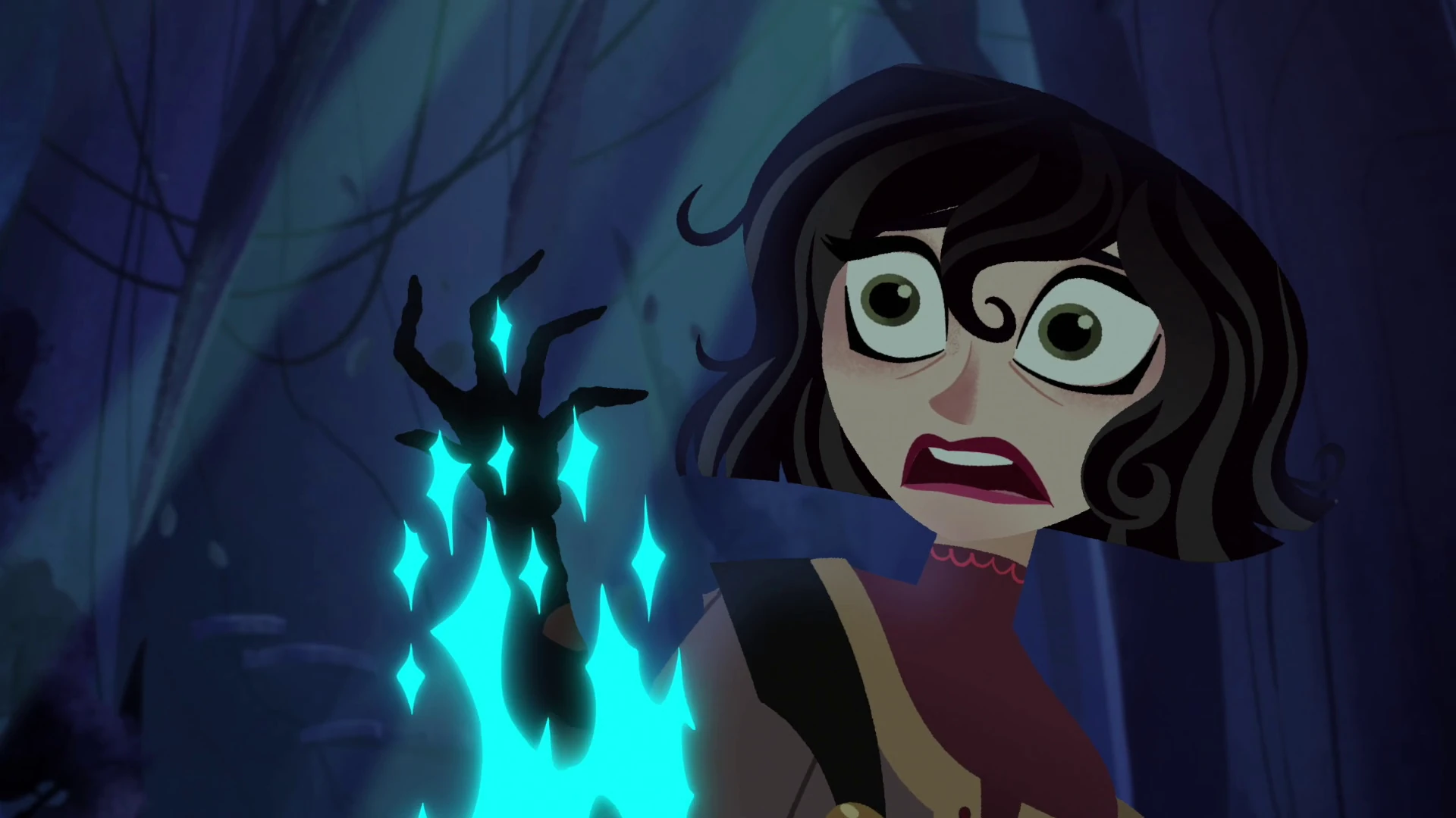 Anime Rapunzel With Black Hair