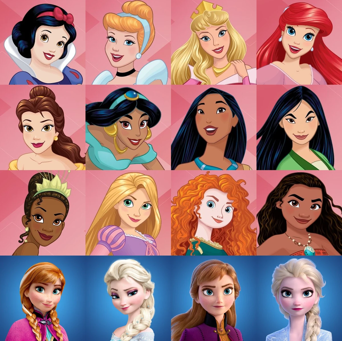 User blog:Esagurton/Disney Princesses w/ Anna & Elsa | Disney Wiki | Fandom