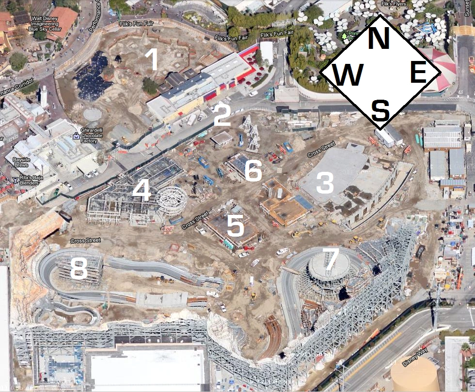 User blog:Lukwisnie/Cars Land From Google Map's View | Disney Wiki | Fandom