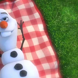 Olaf In Summer Puddle