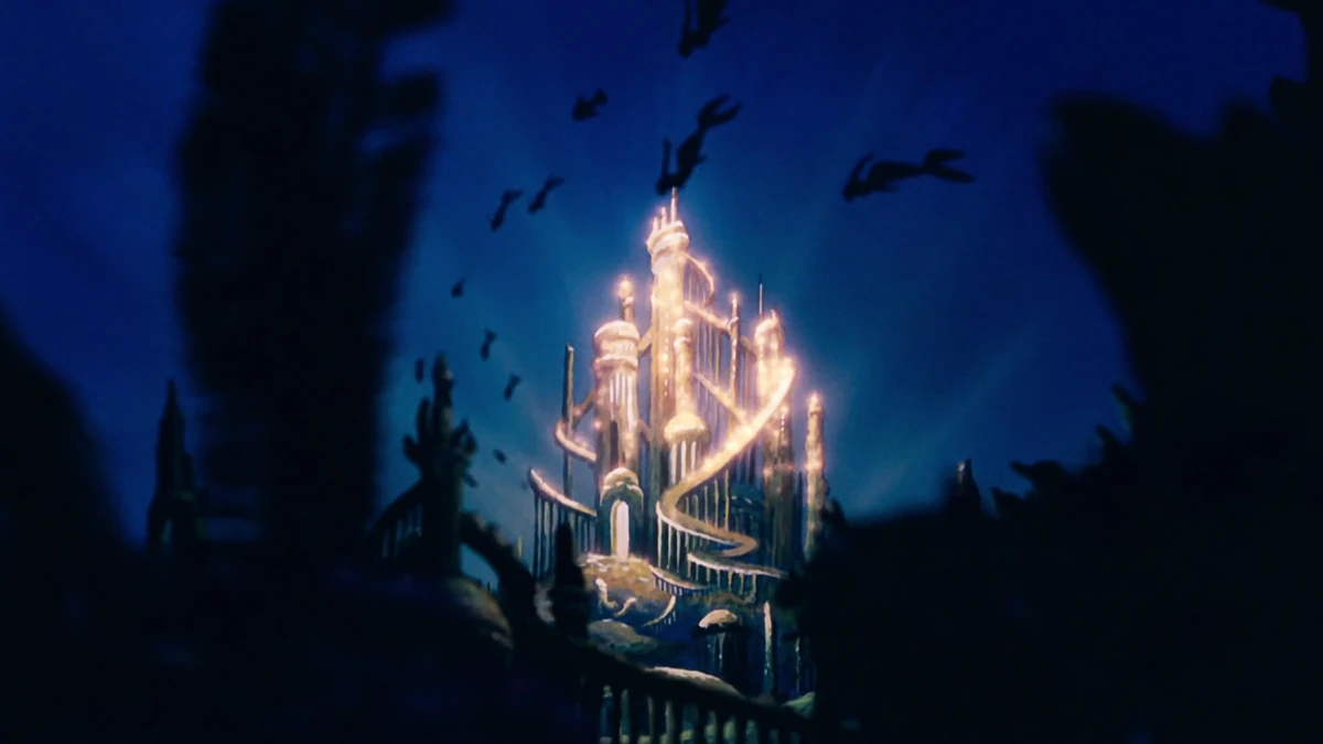 Little Mermaid Castle Background