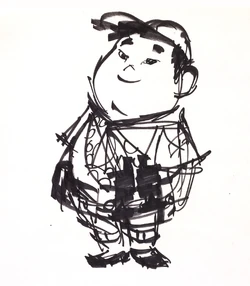 Russell From Up Drawing