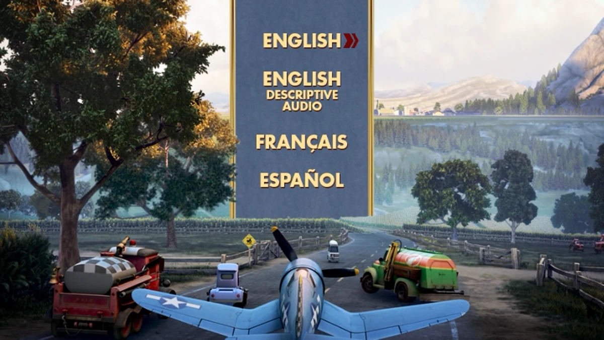 Planes Dvd Menu