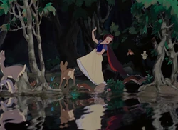 Original Disney Snow White Forest
