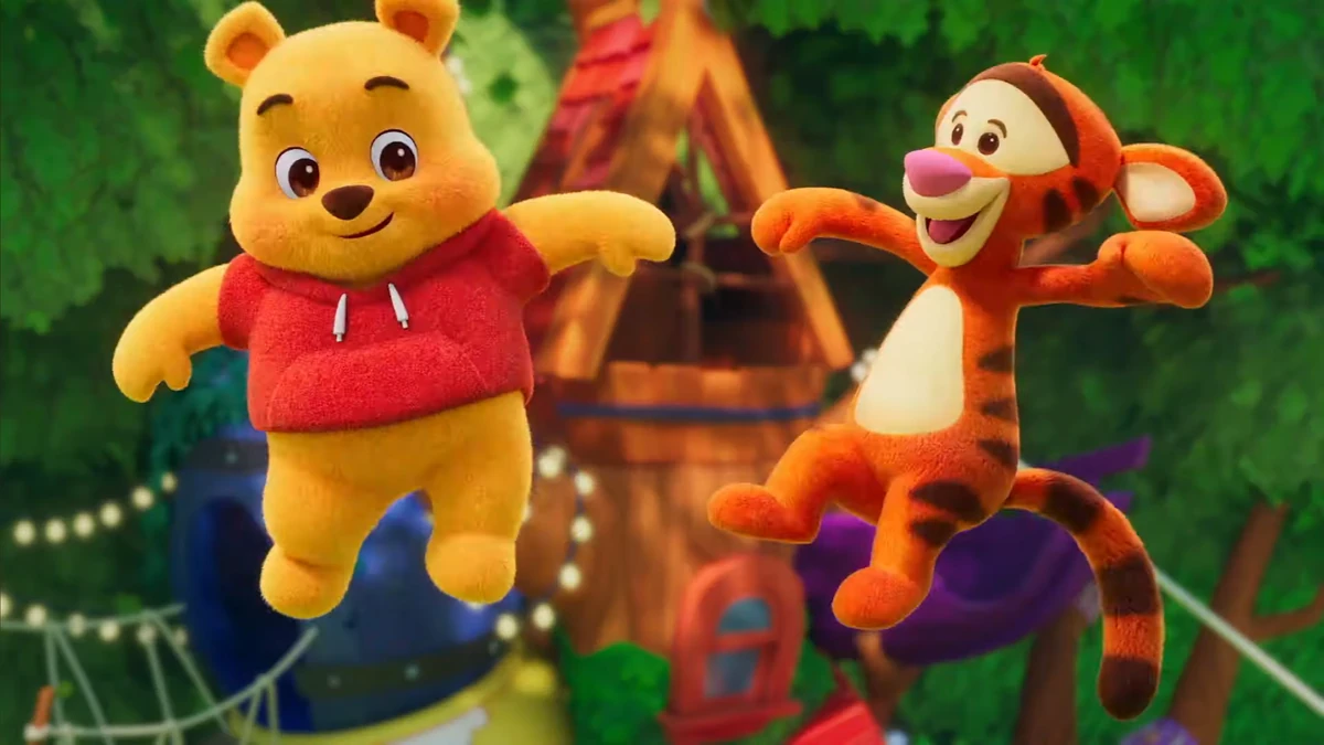 Winnie the Pooh Bounces on a Trampoline | Disney Wiki | Fandom