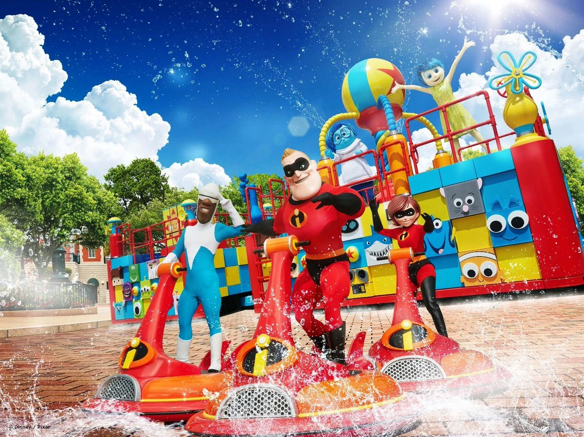 Pixar Water Play Street Party! | Disney Wiki | Fandom