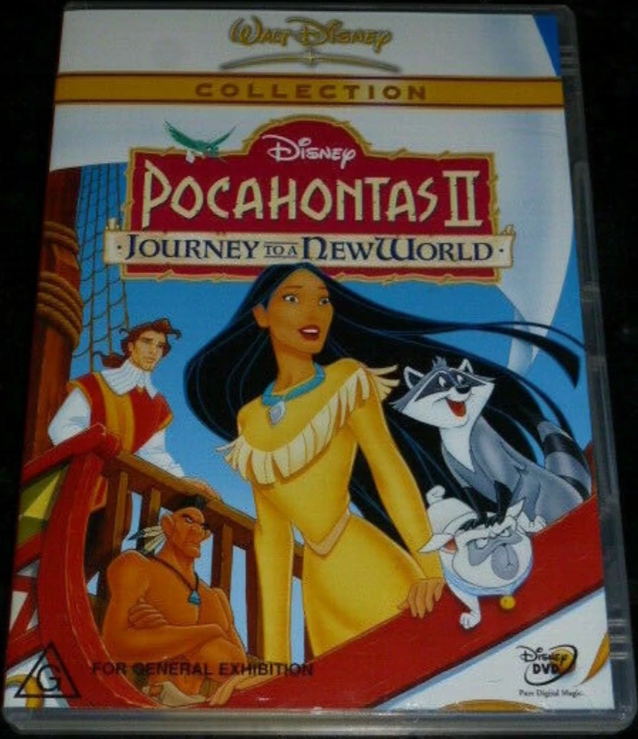 pocahontas ii journey to a new world vhs uk