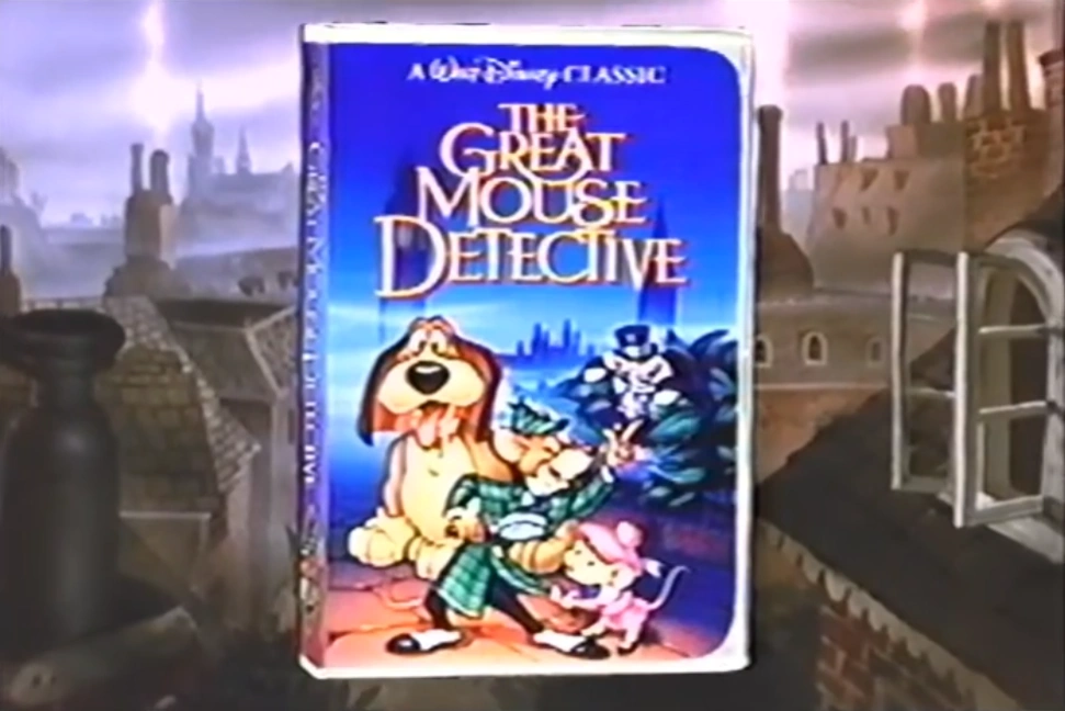 The Great Mouse Detective Vhs 1992