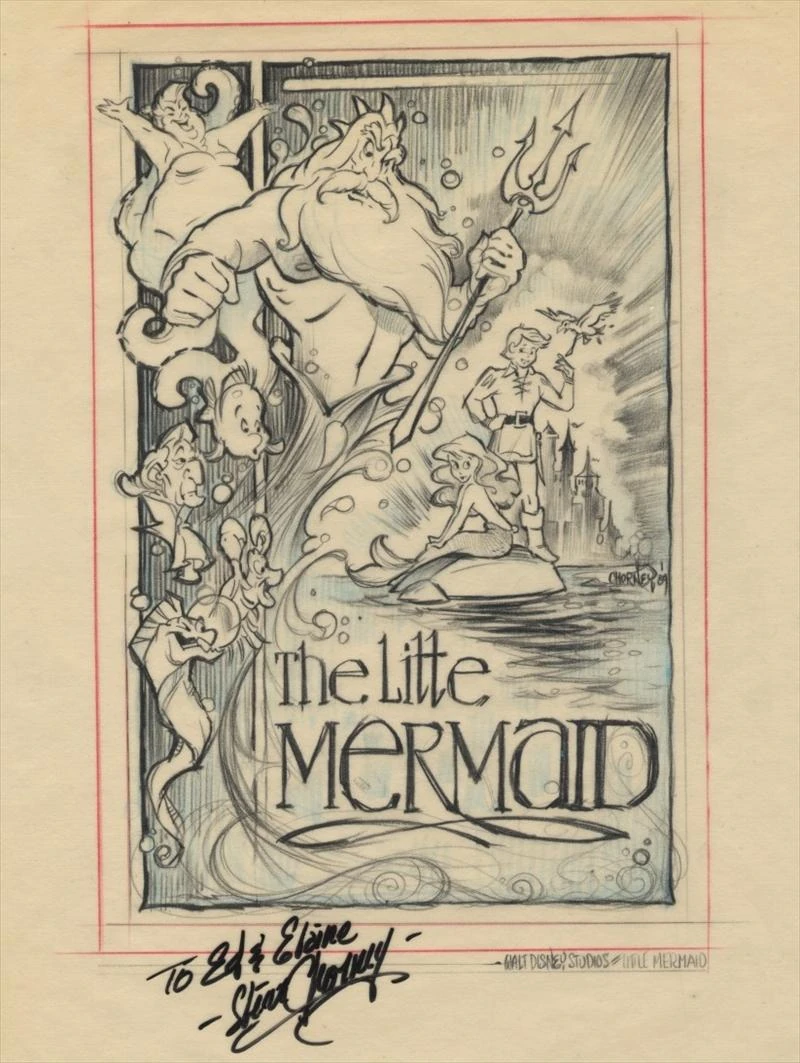 Disney Concept Art Little Mermaid