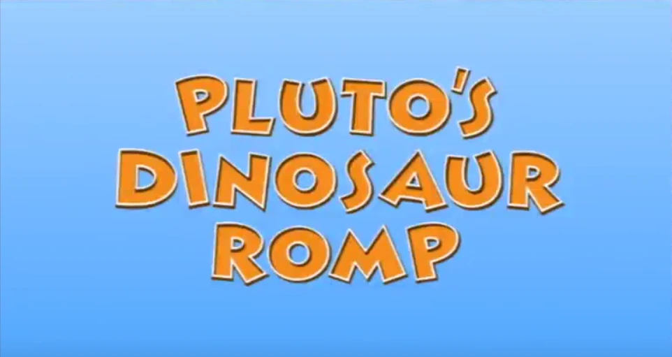 Pluto e a Brincadeira com Dinossauro | Disney Wiki | Fandom