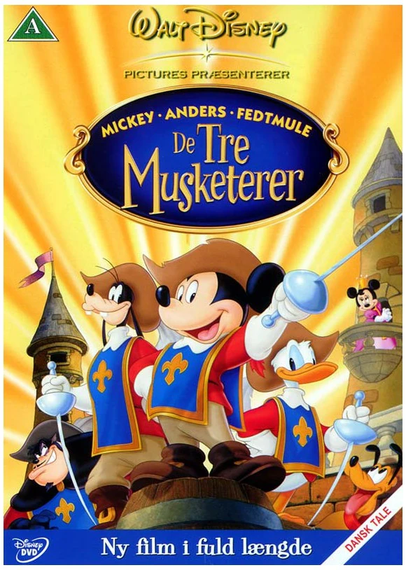 Mickey, Anders, Fedtmule: De Tre Musketerer | (Dansk) Disney Wiki | Fandom