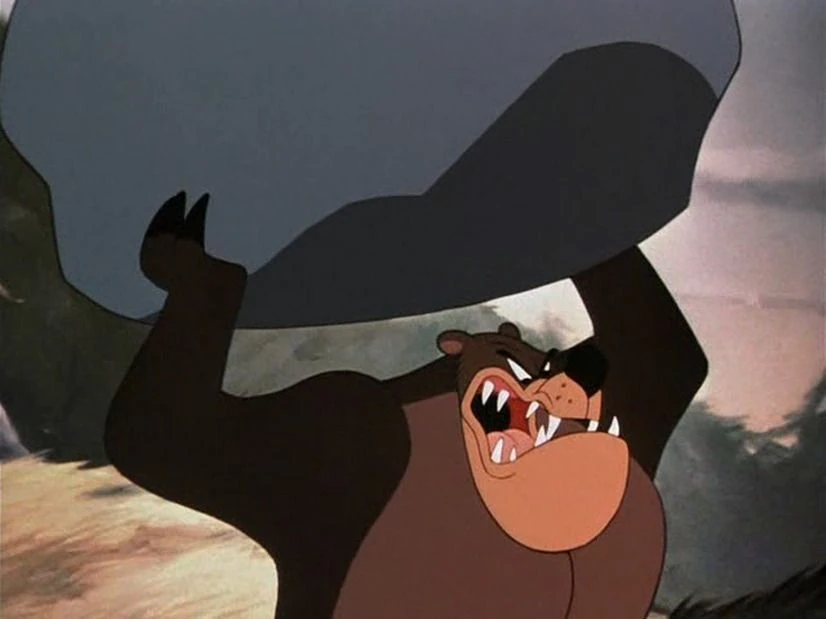LumpJaw The Bully Grizzly Bear | Disney Characters Wiki | Fandom