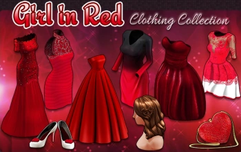Girl In Red Clothing Collection | Disney City Girl Wiki | Fandom