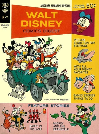 Walt Disney Comics Digest 1 | Disney Comics Wiki | Fandom