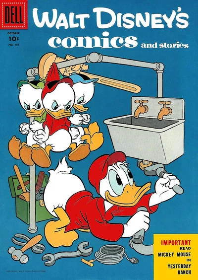 Walt Disney's Comics and Stories 181 | Disney Comics Wiki | Fandom
