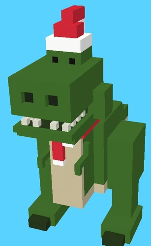 Santa Hat Rex | Disney Crossy Road Wikia | Fandom