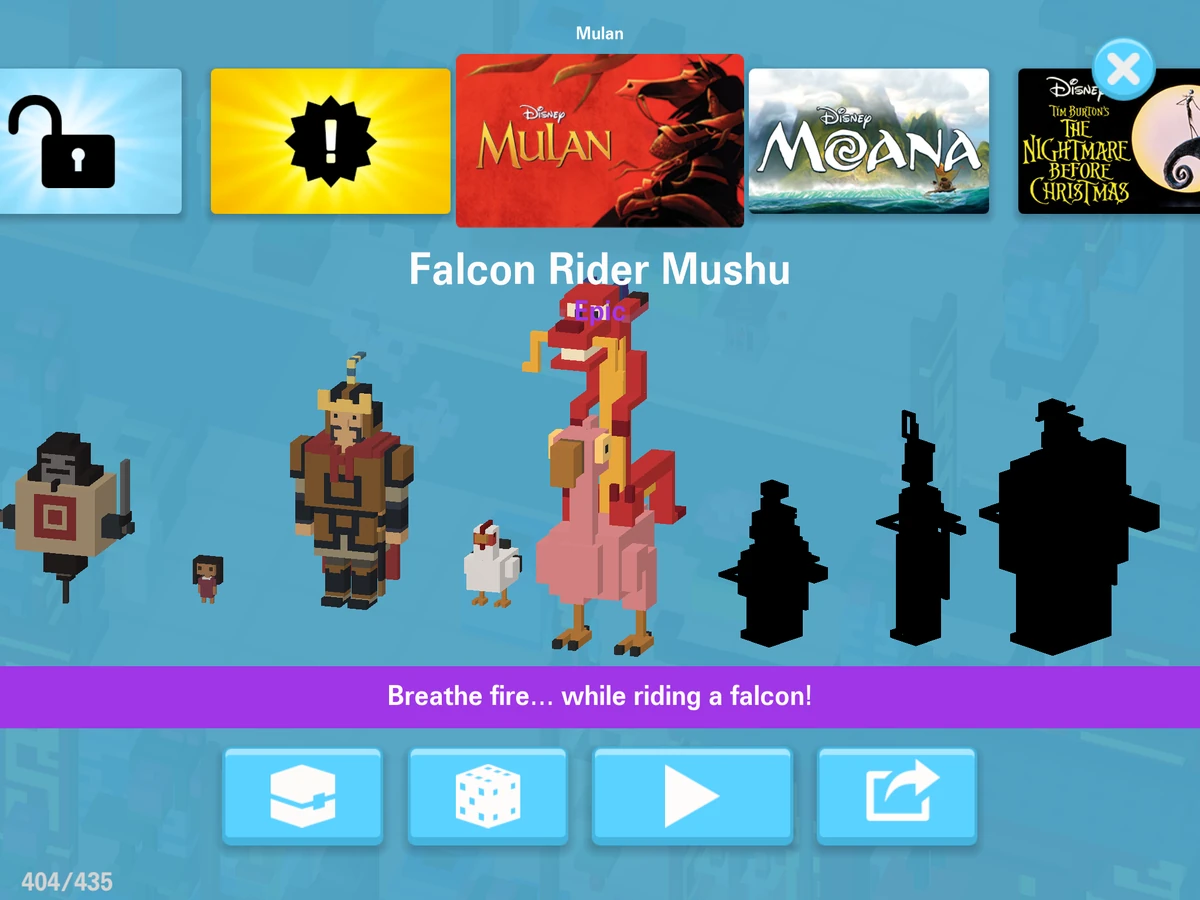 Falcon Rider Mushu | Disney Crossy Road Wikia | Fandom