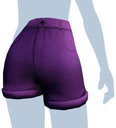 Short en jean à taille haute mauve | Wiki Disney Dreamlight Valley FR | Fandom