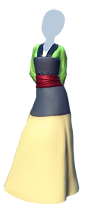 Robe costume de Mulan | Wiki Disney Dreamlight Valley FR | Fandom