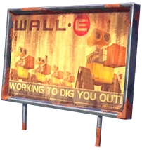 Panneau d'affichage WALL-E | Wiki Disney Dreamlight Valley FR | Fandom