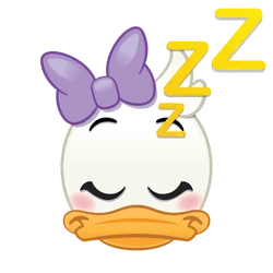 Daisy Duck Sleeping