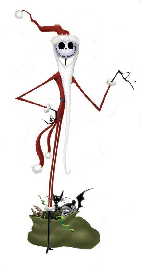 The Nightmare Before Christmas Jack Drawing Santa