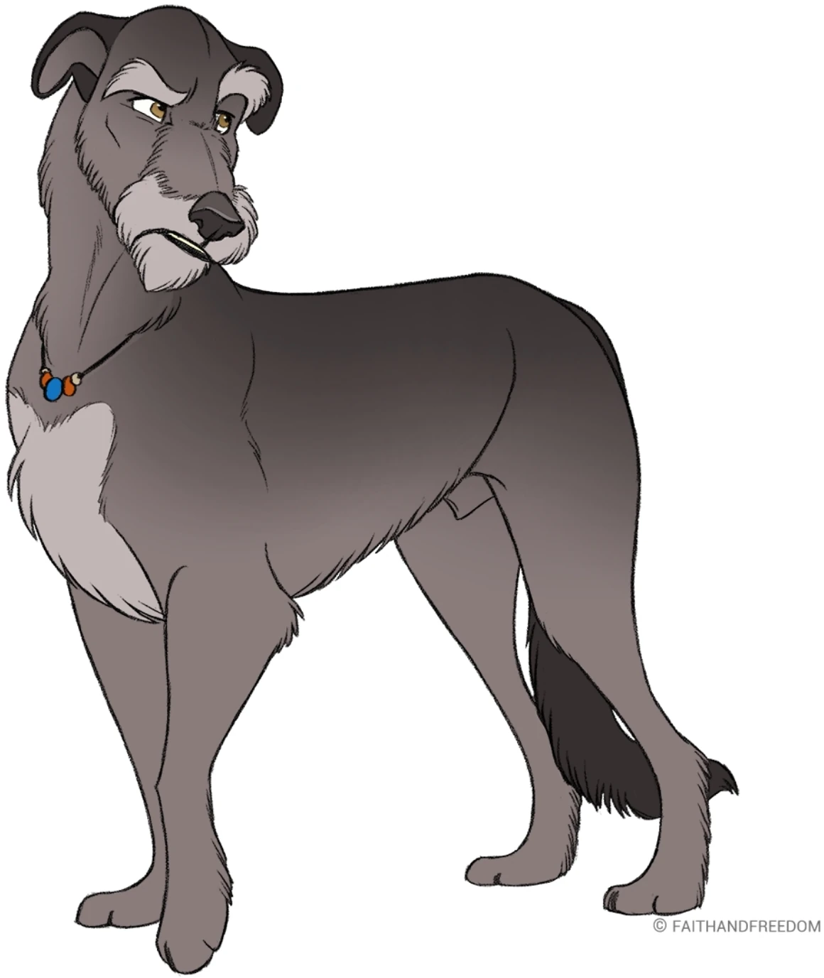 Jip the irish wolfhound | Disney Fanon Wiki | Fandom