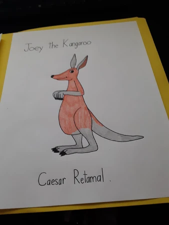 how to draw so cute kangaroo