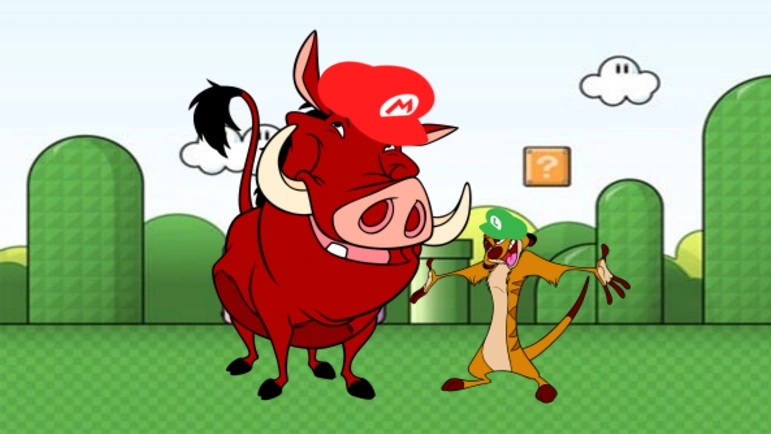 Timon and Pumbaa's Adventures in Super Mario Bros | Disney Fanon Wiki ...