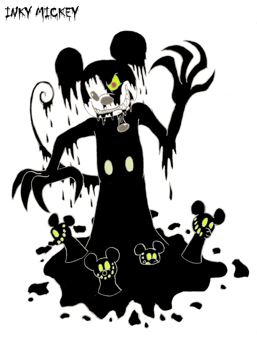 Inky Mickey | Disney Fanon Wiki | Fandom