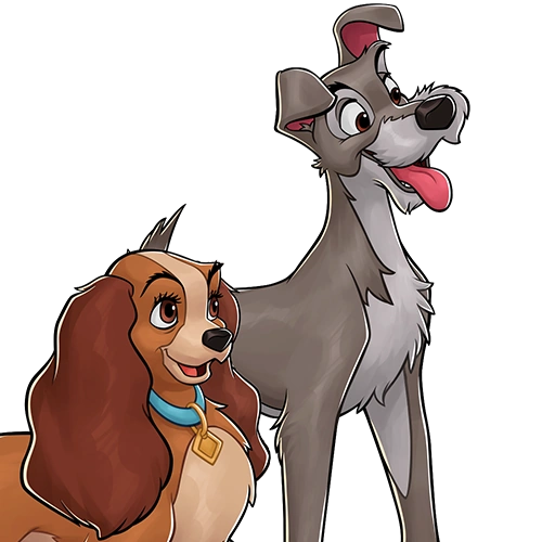 Lady & Tramp | Disney Heroes: Battle Mode Wiki | Fandom