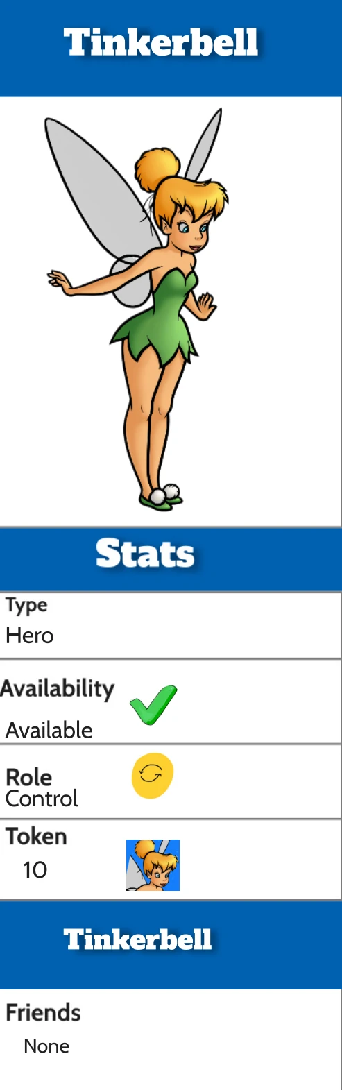 Tinkerbell | DisneyHeroesReunite Wiki | Fandom