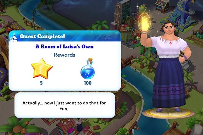 A Room of Luisa's Own | Disney Magic Kingdoms Wiki | Fandom