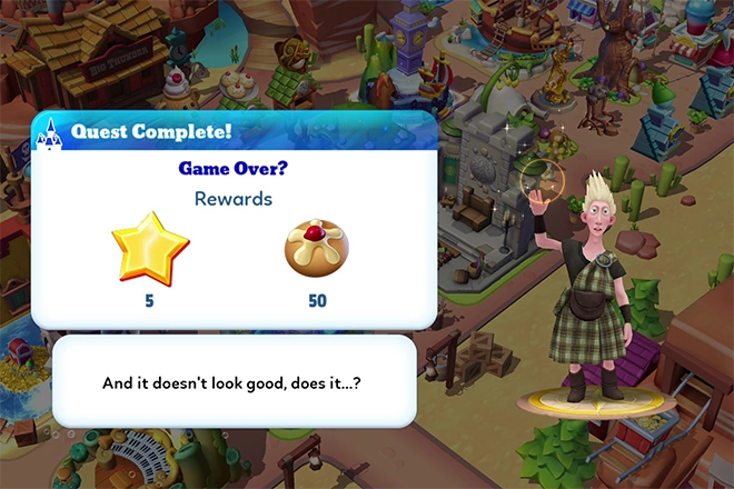 Game Over? | Disney Magic Kingdoms Wiki | Fandom