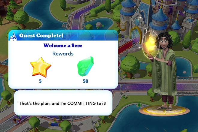 Welcome a Seer | Disney Magic Kingdoms Wiki | Fandom
