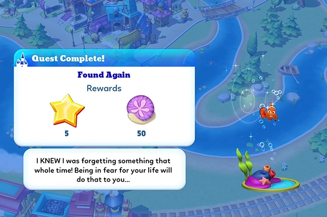 Found Again | Disney Magic Kingdoms Wiki | Fandom