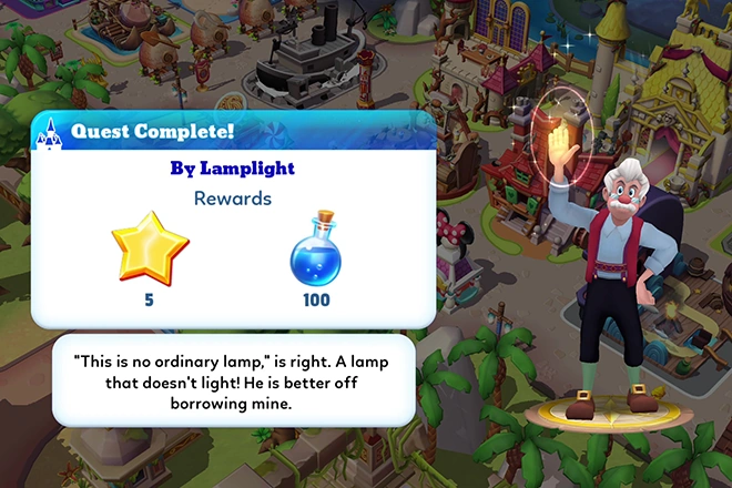 By Lamplight | Disney Magic Kingdoms Wiki | Fandom