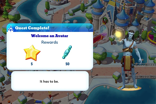 Welcome an Avatar | Disney Magic Kingdoms Wiki | Fandom