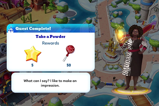 Take a Powder | Disney Magic Kingdoms Wiki | Fandom
