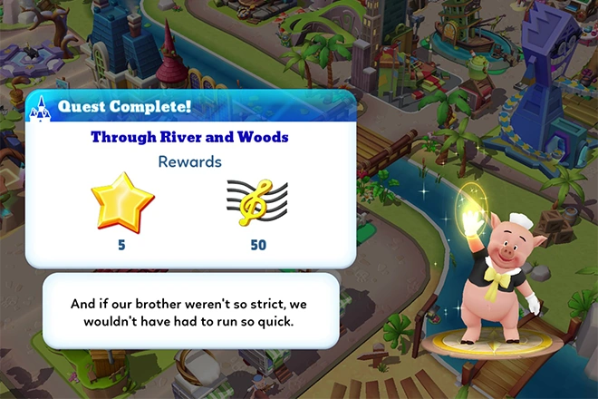 Through River and Woods | Disney Magic Kingdoms Wiki | Fandom