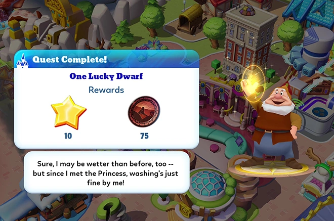 One Lucky Dwarf | Disney Magic Kingdoms Wiki | Fandom