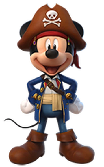 Mickey Mouse Pirate Head Png