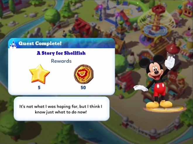 A Story for Shellfish | Disney Magic Kingdoms Wiki | Fandom