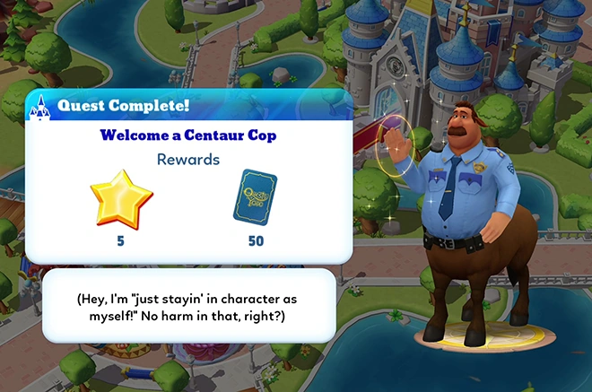 Welcome a Centaur Cop | Disney Magic Kingdoms Wiki | Fandom
