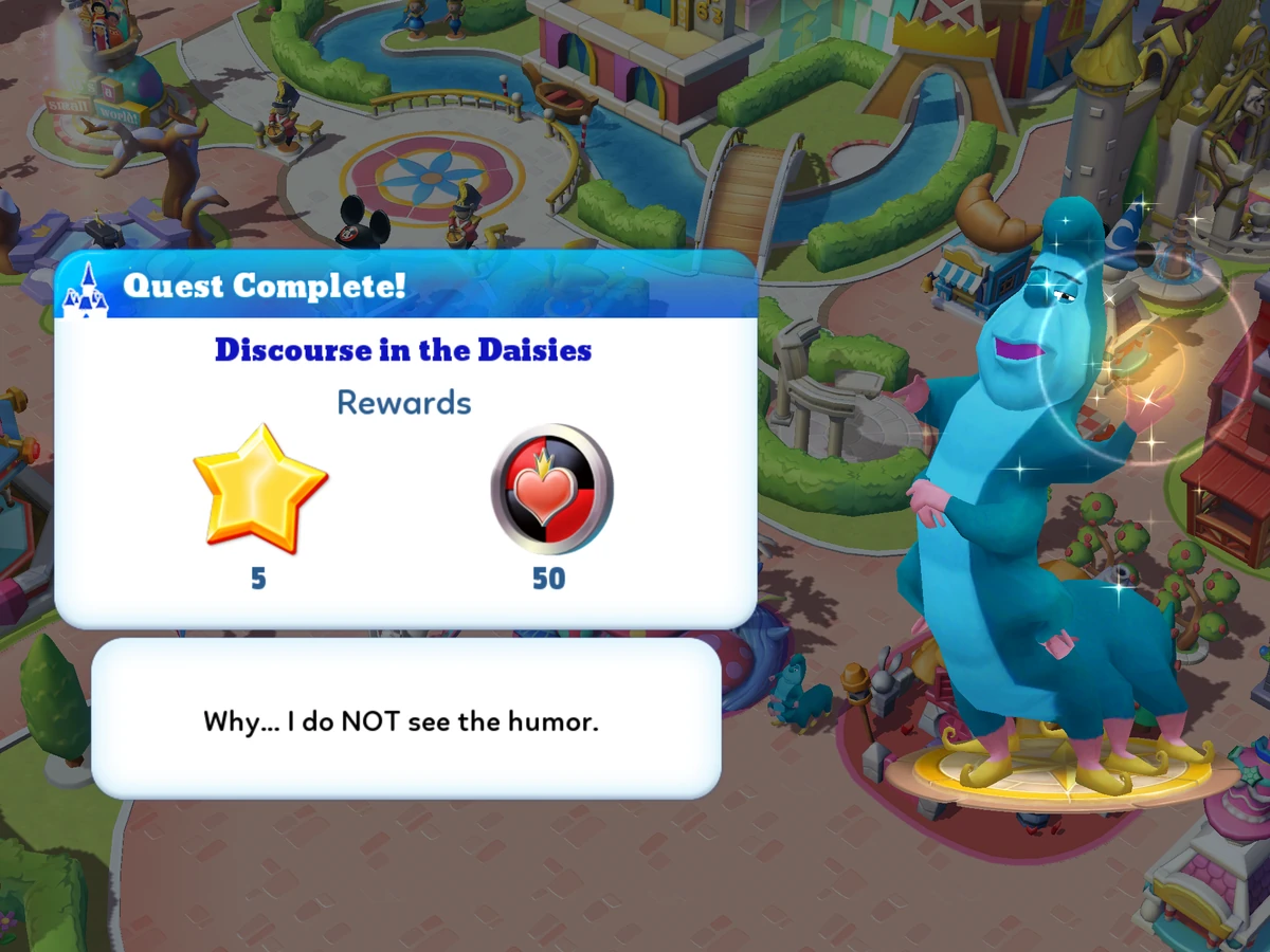 Discourse in the Daisies | Disney Magic Kingdoms Wiki | Fandom